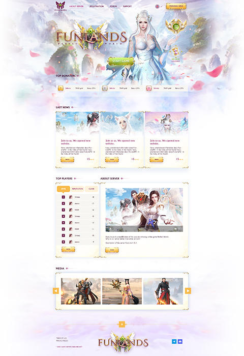 Game Website Templates, Gaming Themes, HTML5 Templates, PSD Layouts