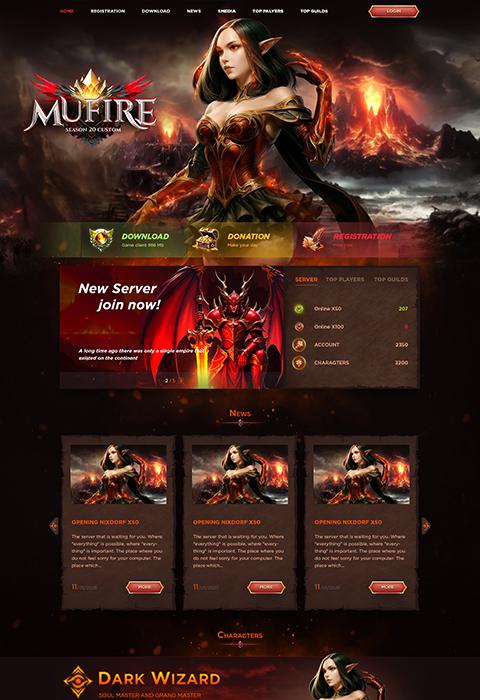 Game Website Templates, Gaming Themes, HTML5 Templates, PSD Layouts