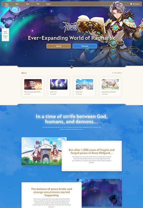 Game Website Templates, Gaming Themes, HTML5 Templates, PSD Layouts