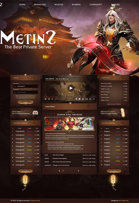 Game Website Templates, Gaming Themes, HTML5 Templates, PSD Layouts